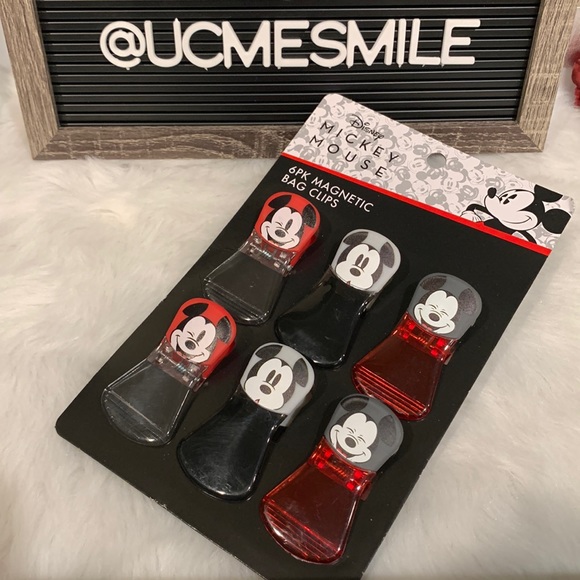 Disney | Kitchen | Disney Mickey Mouse Magnetic Chip Bag Clips | Poshmark